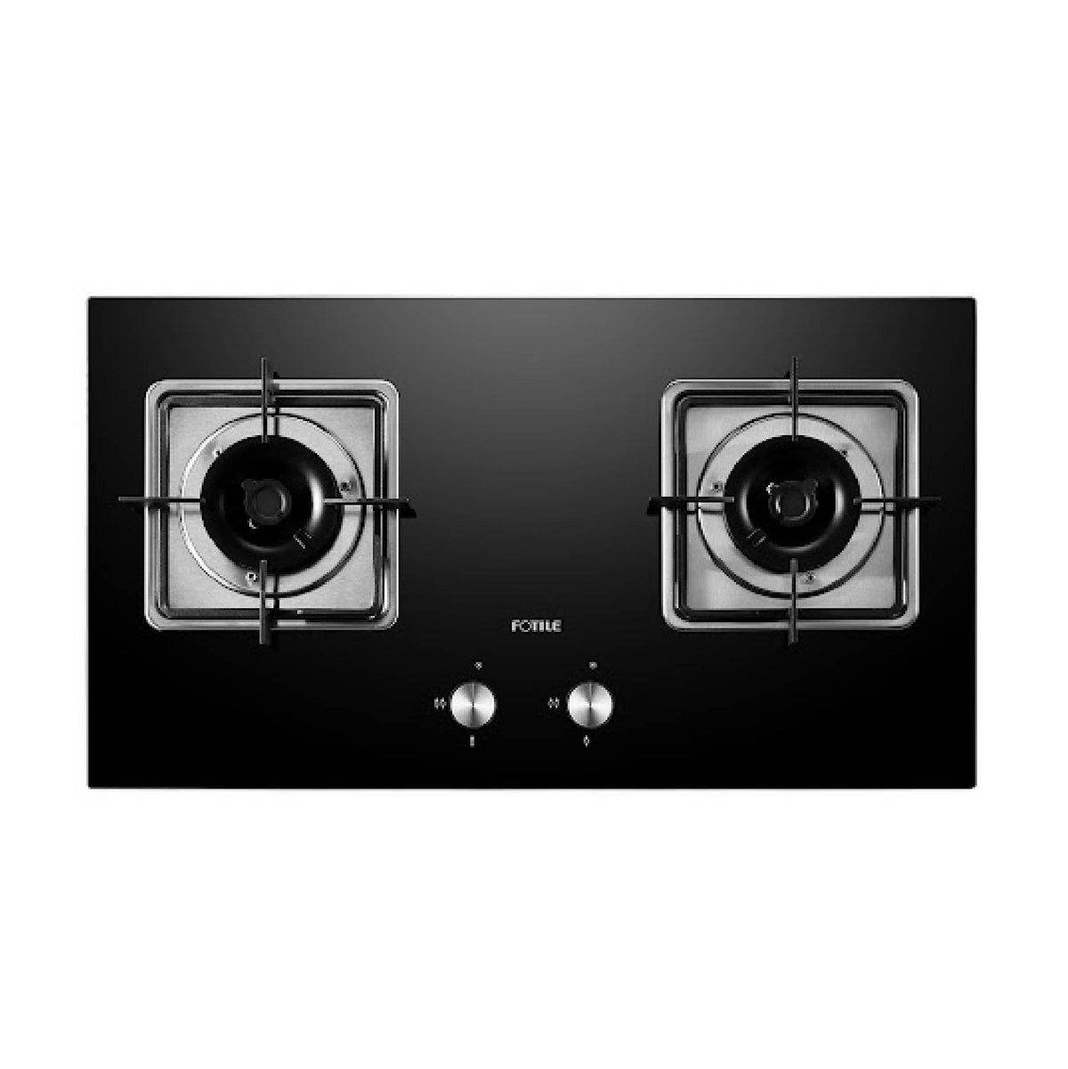 2 Burners Gas Stove Fotile GHG73201 (Glass) — AlatDapur