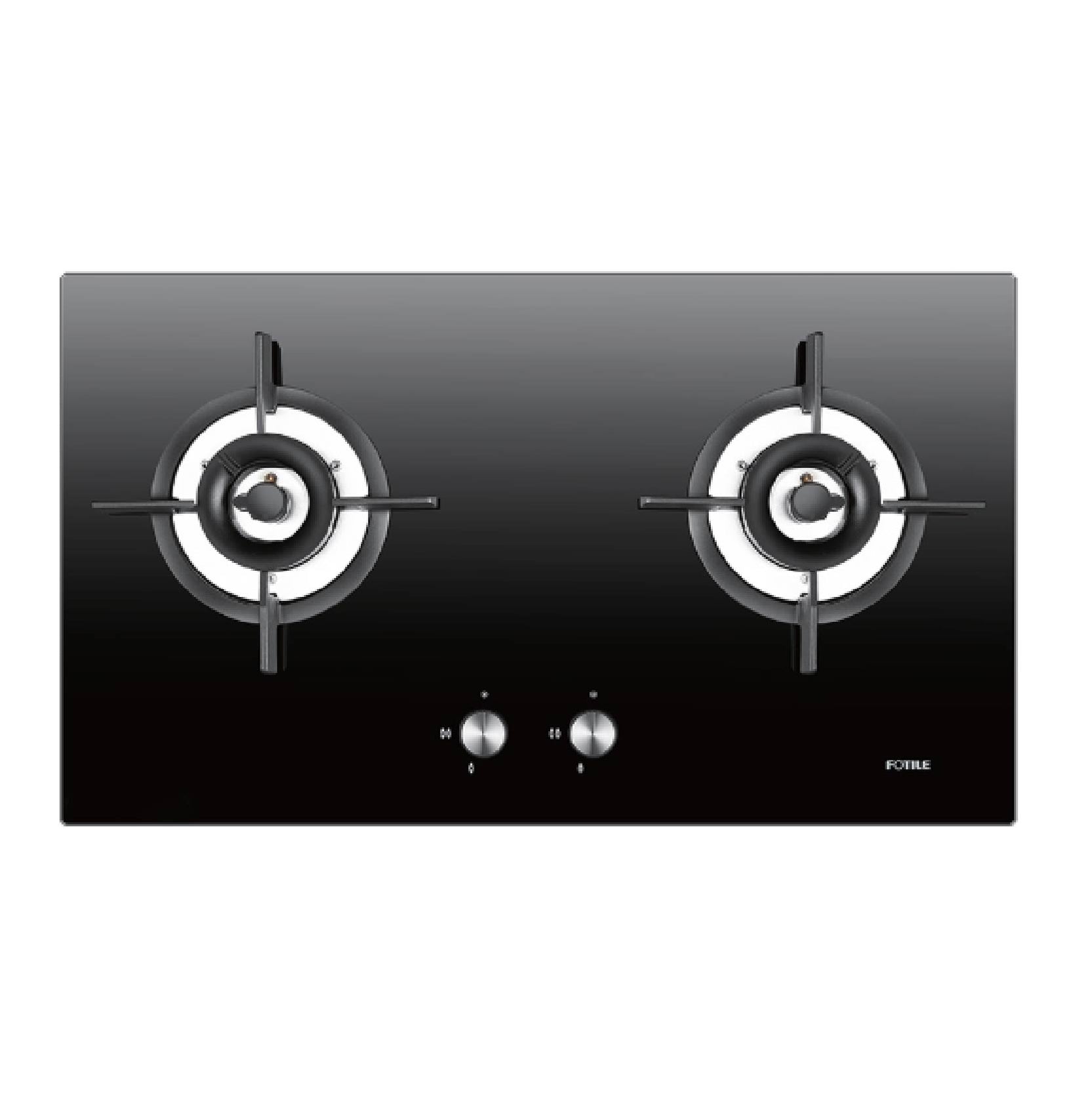 2 Burners Gas Stove (Glass) Fotile GHG78211 — AlatDapur