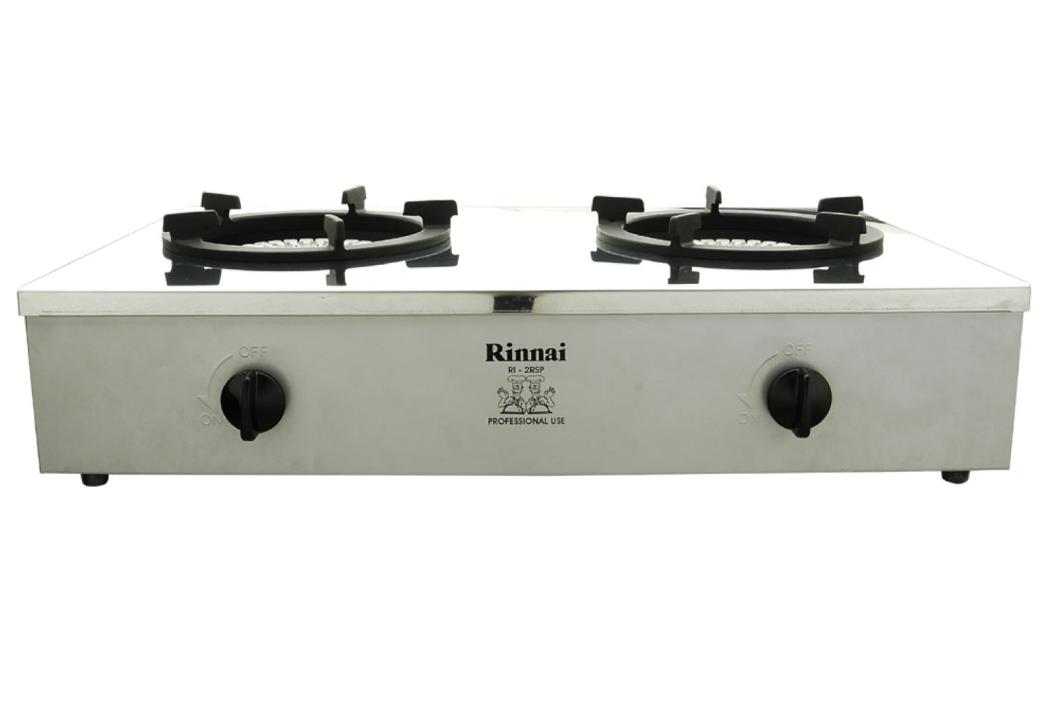 75cm 2-Burner Table Top Gas Cooker Rinnai RI-2RSP — AlatDapur
